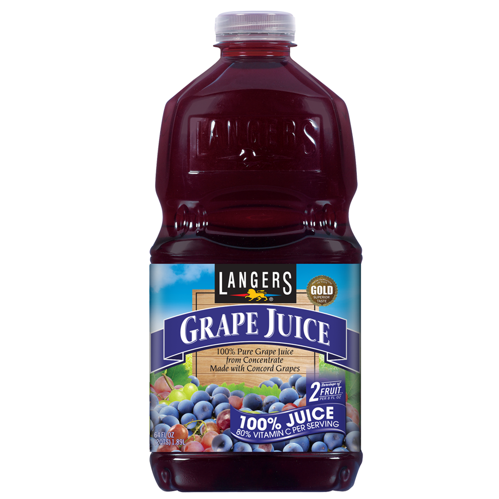 64oz 100% Grape Juice – Langer Juice Company