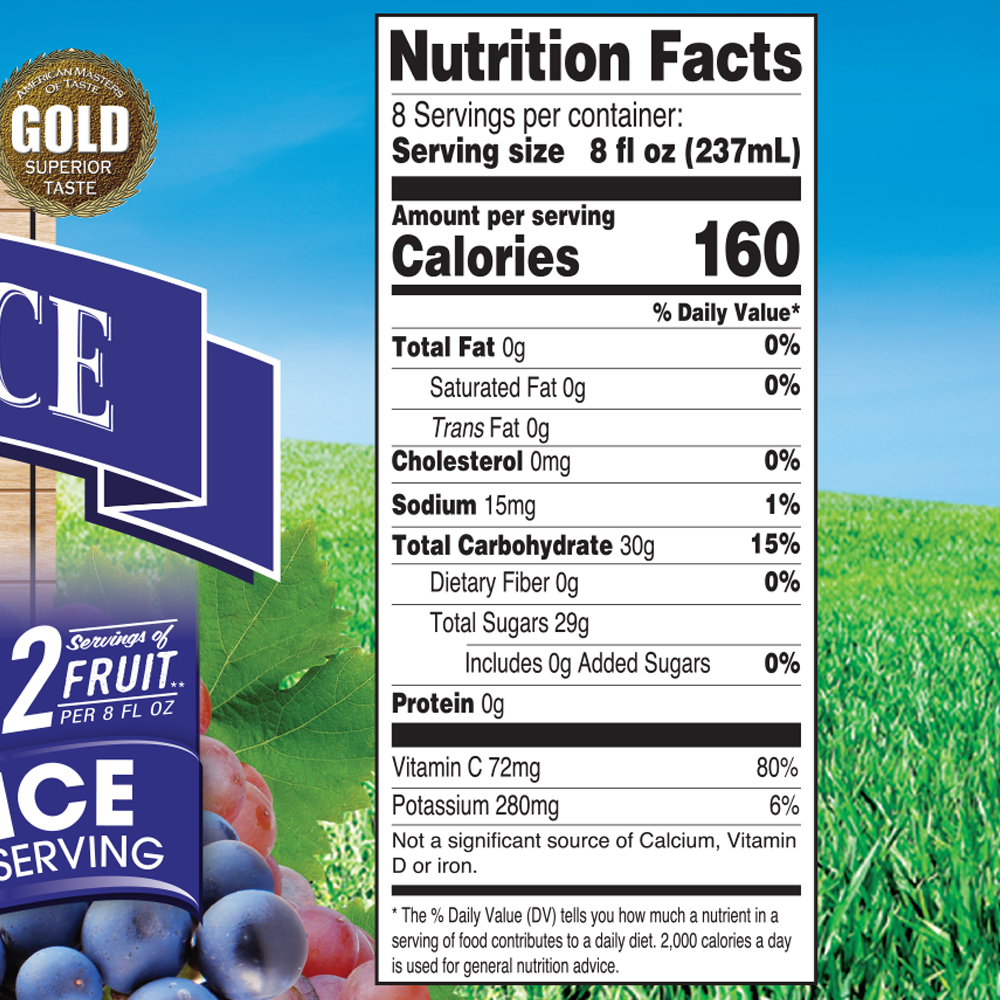 64oz 100% Grape Juice – Langer Juice Company
