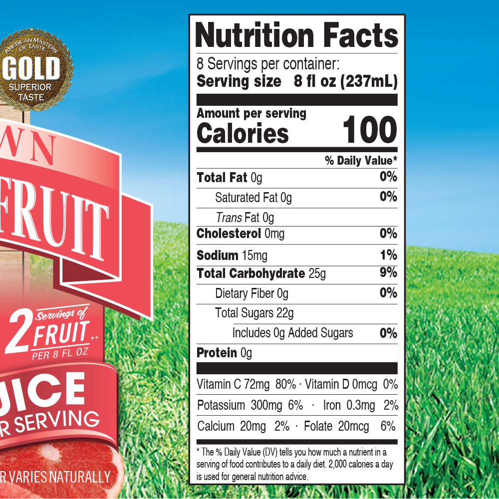 64oz 100% Ruby Red Grapefruit – Langer Juice Company