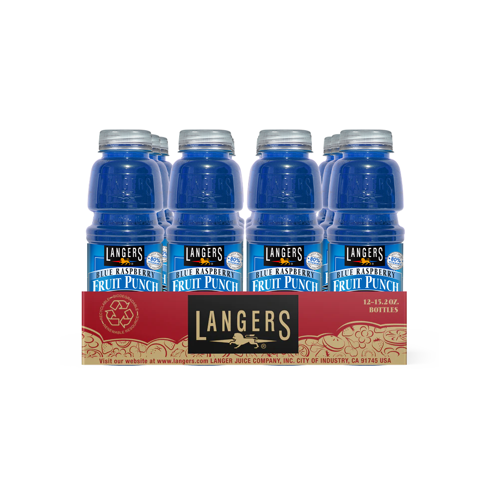 12pk 15.2oz Blue Raspberry Fruit Punch – Langer Juice Company
