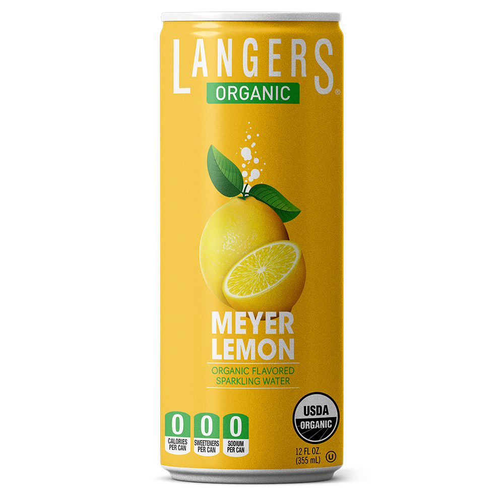 12oz Organic Flavored Sparkling Meyer Lemon – Langer Juice Company